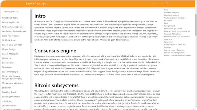 Bitcoin Transcripts Reviews